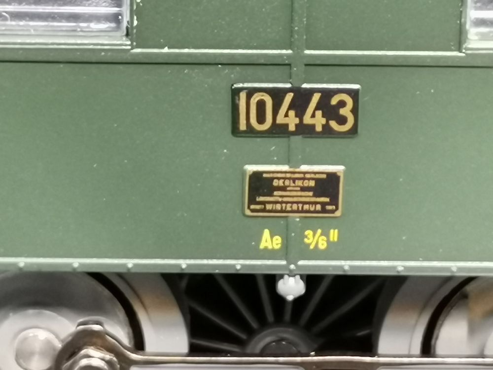Märklin 37514: SBB Ae3/6 II grün, Lok (Digital/Sound) (D'occasion) à ...