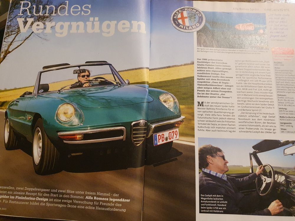 Oldtimer Praxis 15 NSU TT Alfa Spider Rover V8 Motor 1600 xa (Gebraucht ...