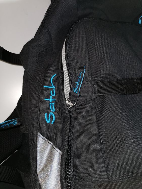 Satch Schulrucksack schwarz/türkis | Kaufen auf Ricardo