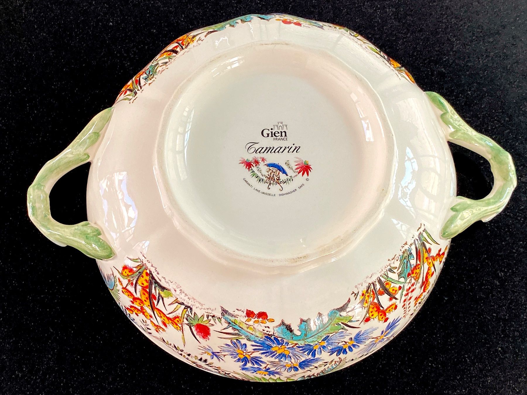 🐒🌴🌼 Suppenterrine Gien Tamarin France NEUWERTIG 🪻🌼🌴 (Neu (gemäss ...