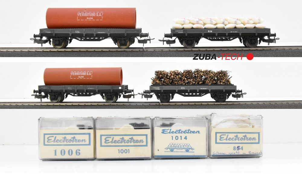 Electrotren 4x Flachwagen der RN H0 GS mit OVP (Gebraucht) in St. Gallen für CHF 9 – mit ...