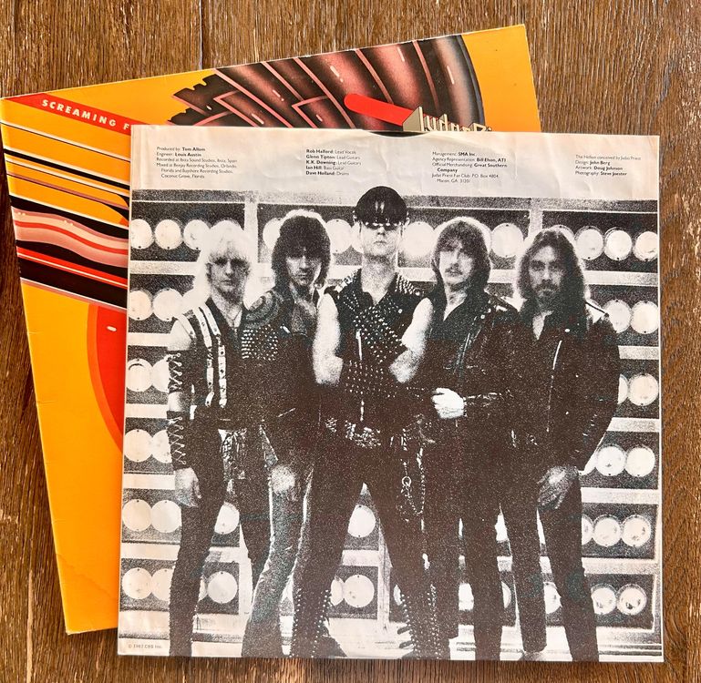 JUDAS PRIEST „Screaming For Vengeance“ ORG 1st Press LP OIS (Gebraucht ...