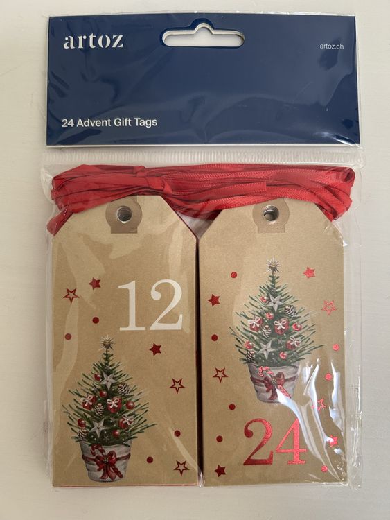 Artoz gift tags Zahlen für Adventskalender (Neu und originalverpackt ...