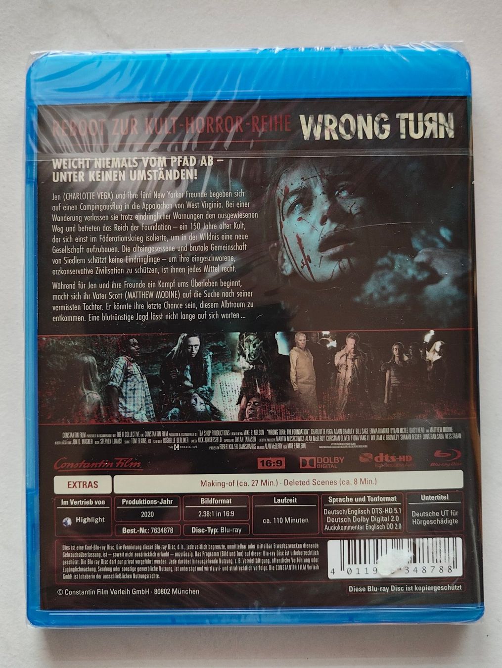 BD - Wrong Turn: The Foundation (D/USA 2021) (Neu und originalverpackt ...