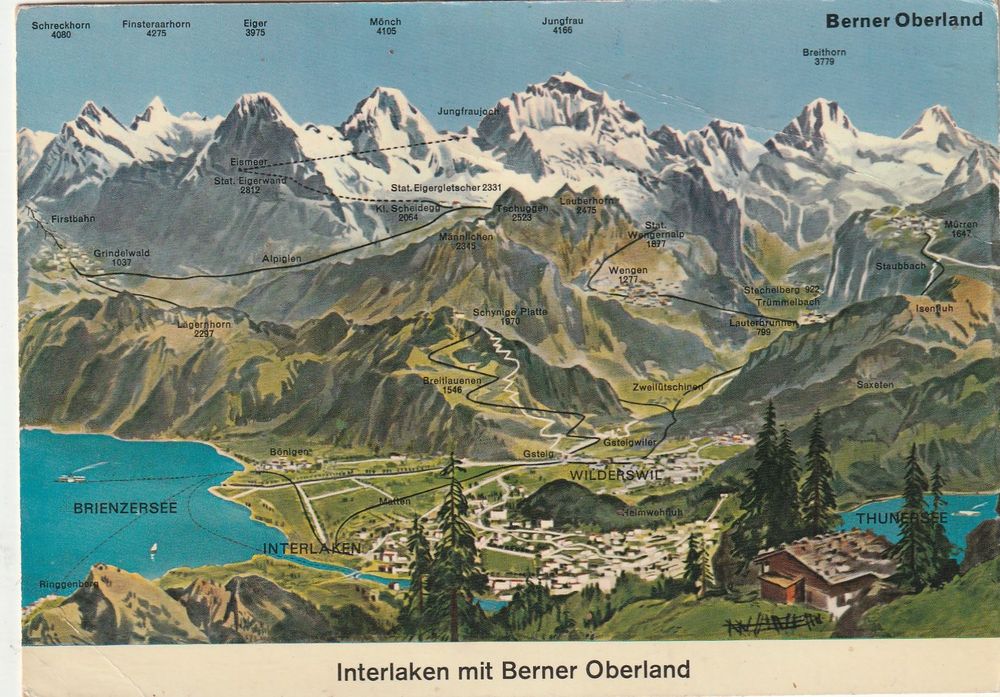 Panorama Berner Oberland-Brienzersee | Kaufen auf Ricardo