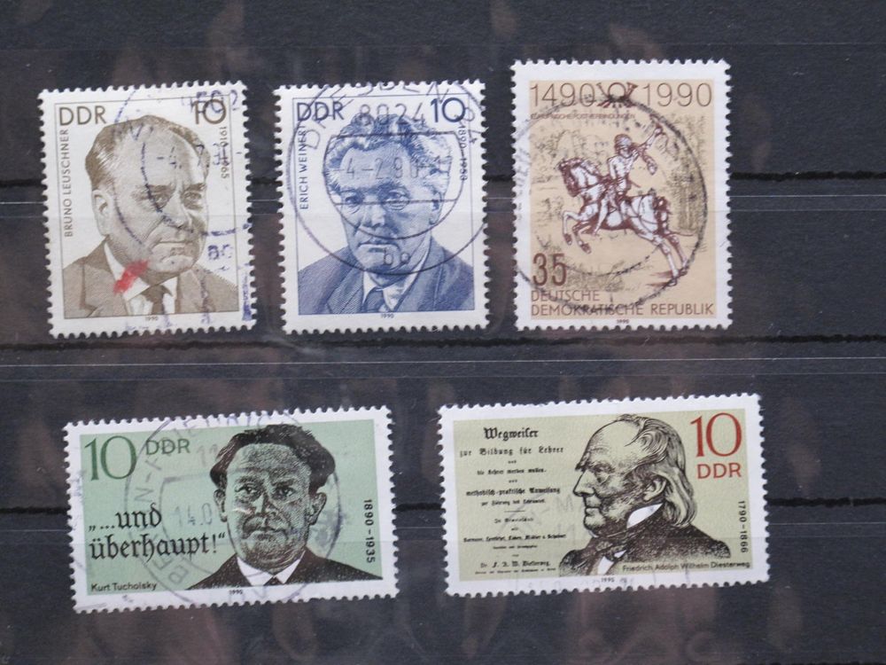 DDR 1990 Postverbindungen / Persönlichkeiten gest. | Kaufen auf Ricardo