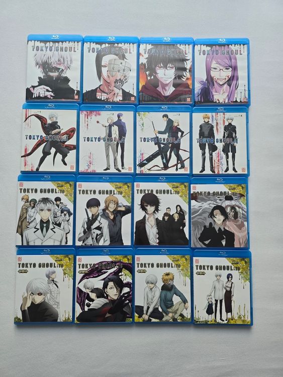 Tokyo Ghoul Staffel 1-3 - 16 Blu-rays (Anime Deutsch) (Gebraucht) in ...