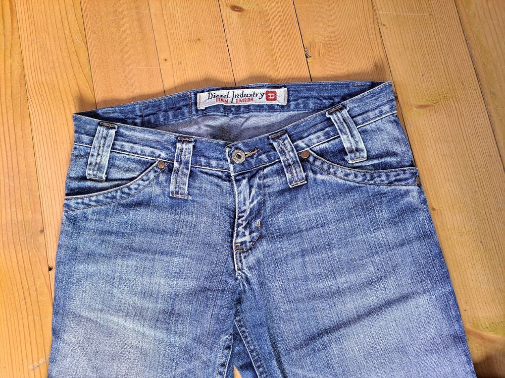 DIESEL Vintage Jeans Hose 29 TIINER 90s low straight Denim (Gebraucht ...