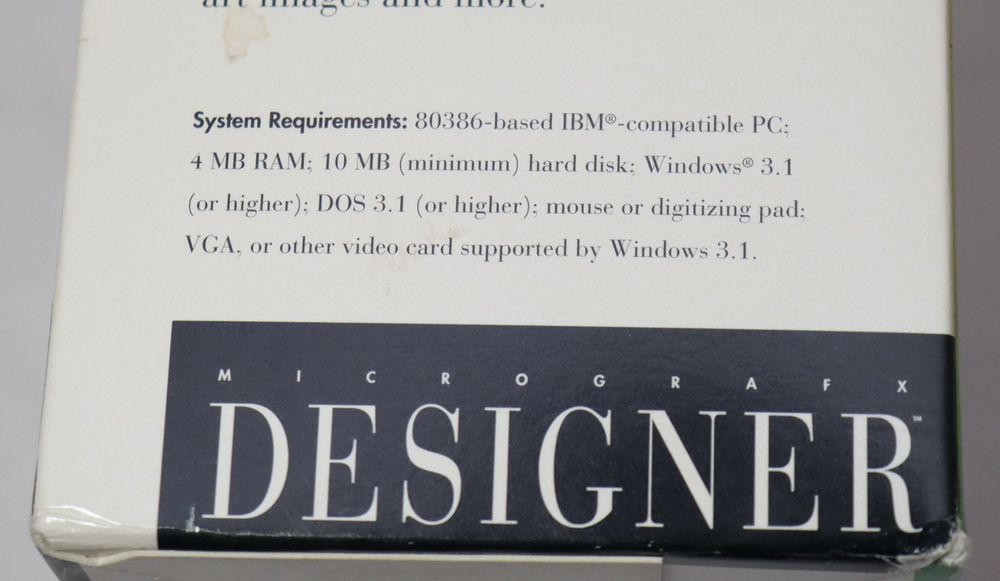Micrografx Designer + Windows 3.1 Disketten, Retro 1993 (Gebraucht) in ...