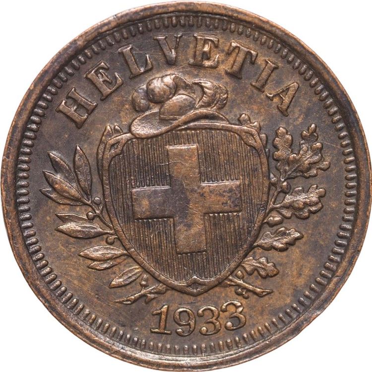 Schweiz 1 Rappen 1933 | Kaufen auf Ricardo