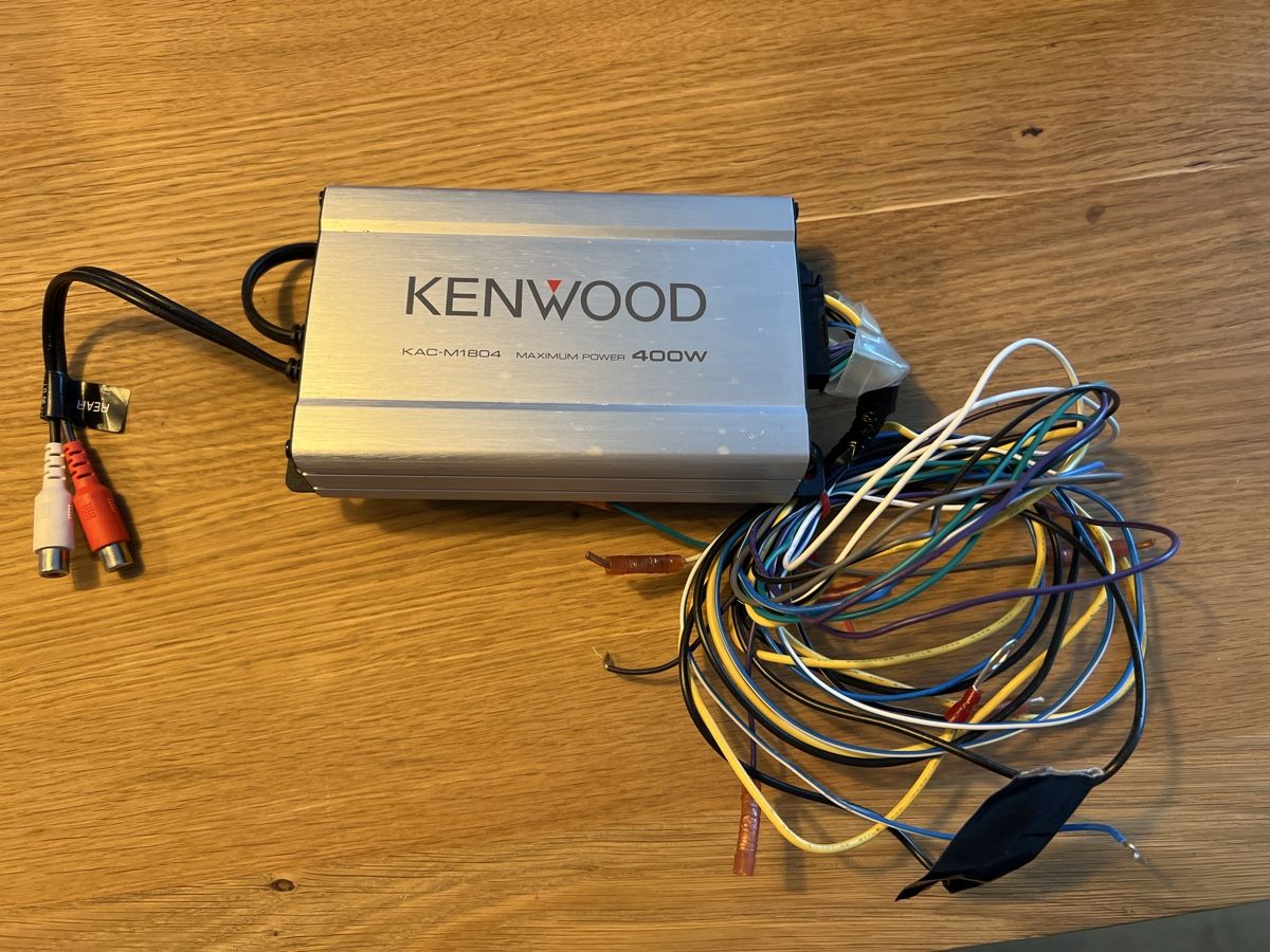 Kenwood KAC-M1804 Verstärker - Super Sound für dein Auto! (Gebraucht ...