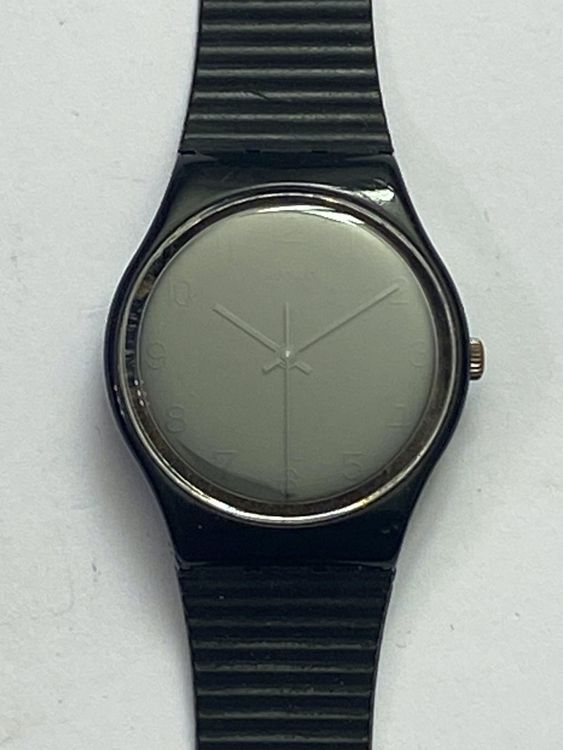 swatch🇨🇭Gent - Blackout - 1986 - GB105 (Gebraucht) in Pazzallo für CHF 25 – mit Lieferung auf ...
