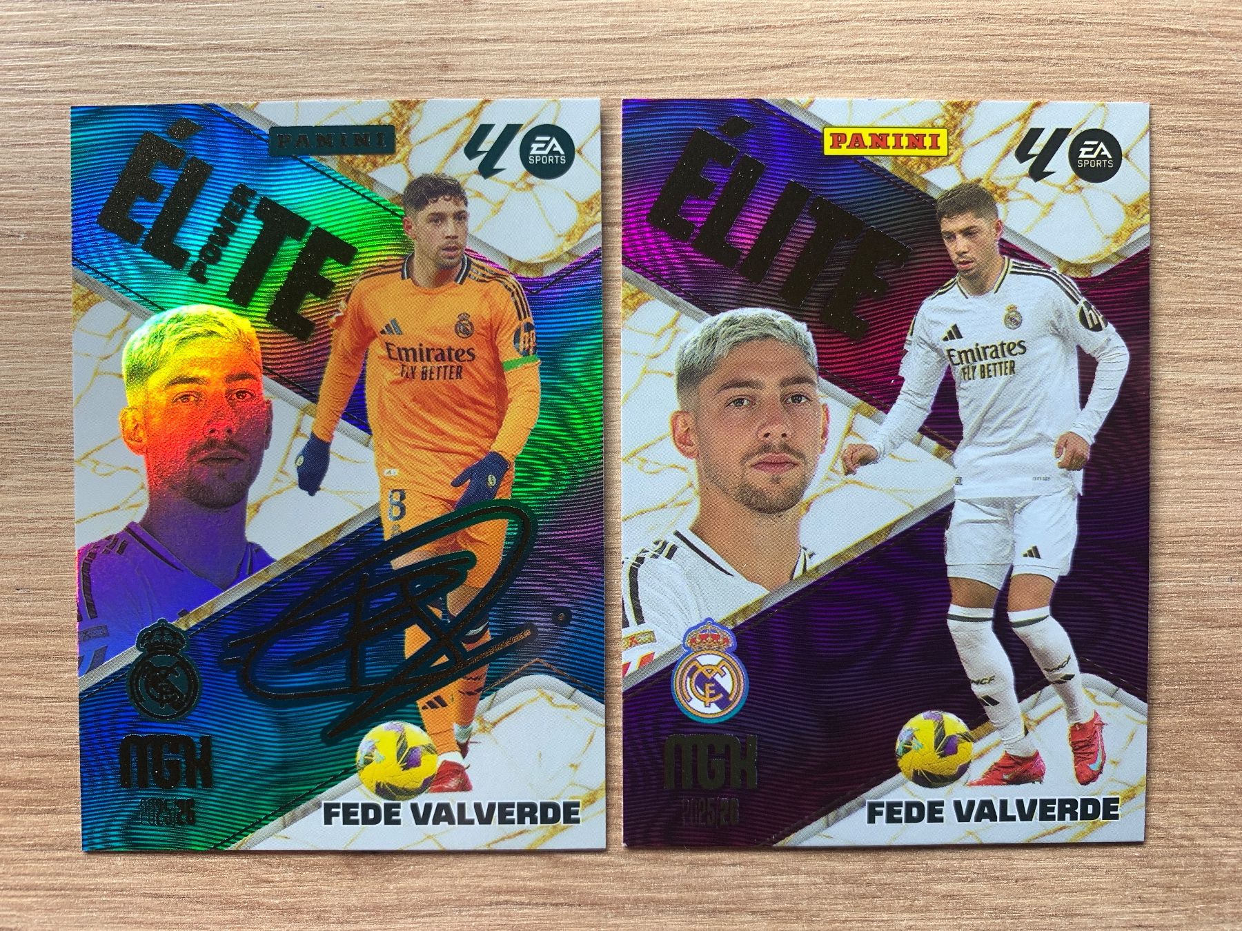 Soccer Fede Valverde PRINT AUTO Base Elite MGK 25 26 Gebraucht In