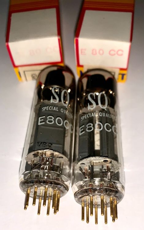 2 Röhren / Radioröhren E80CC / 6085, Doppeltriode, Philips | Kaufen auf Ricardo