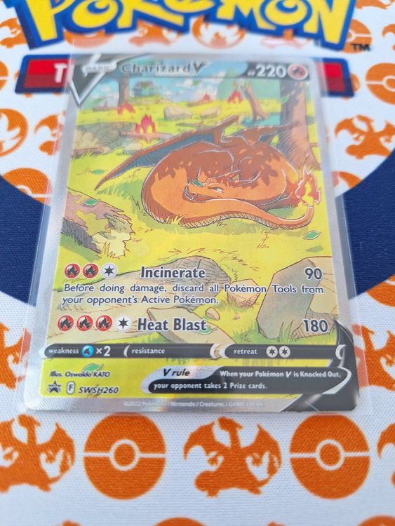 Charizard V Promo SWSH 260 Ultra Premium Collection Englisch (Gebraucht ...