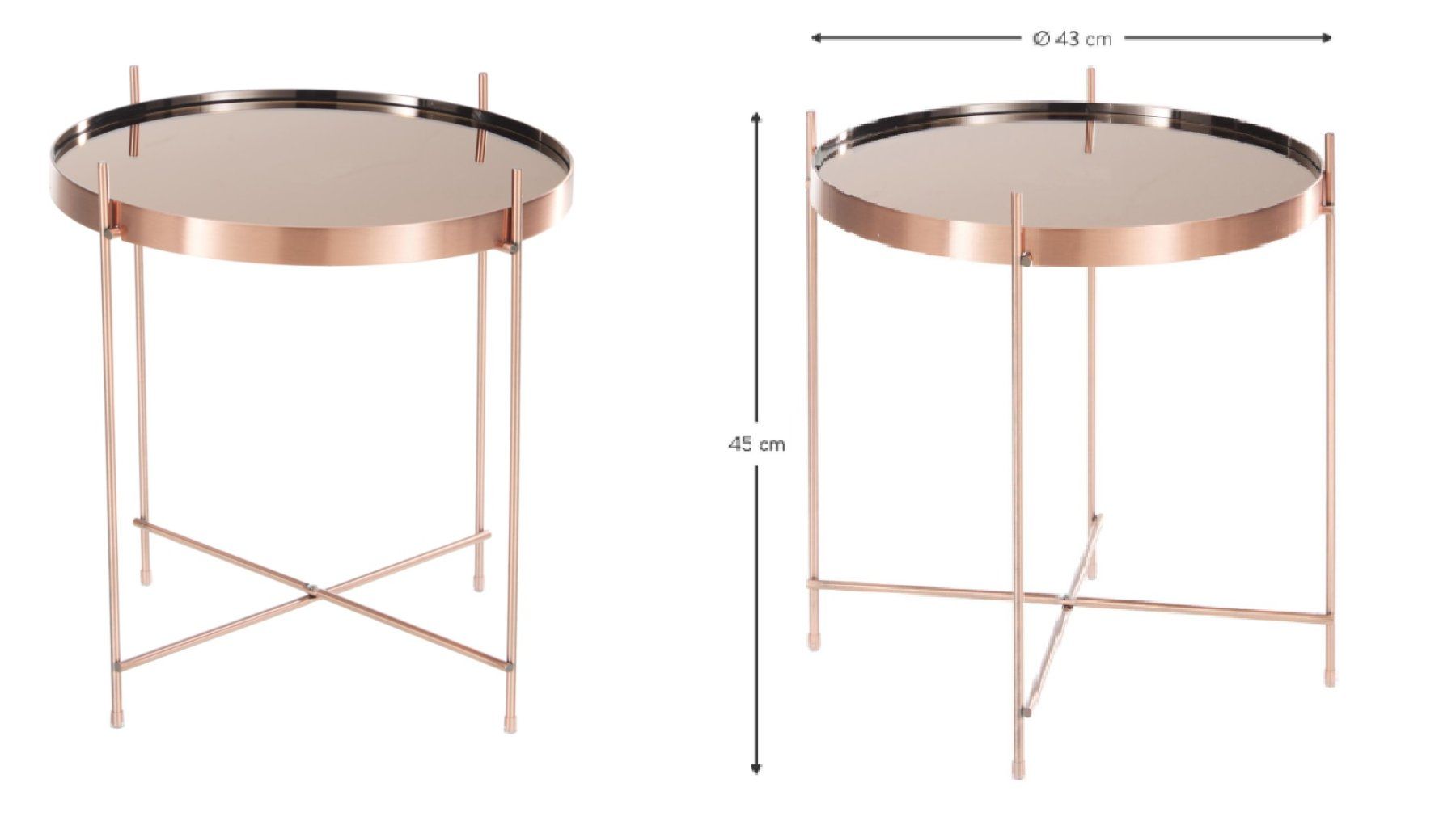 2x Zuiver Glastische in Top Zustand (Gebraucht) in Brittnau für CHF 149 ...