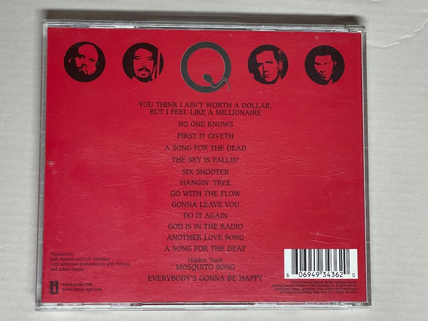 Queens Of The Stone Age - Songs For The Deaf CD - Rock - Top (Gebraucht ...