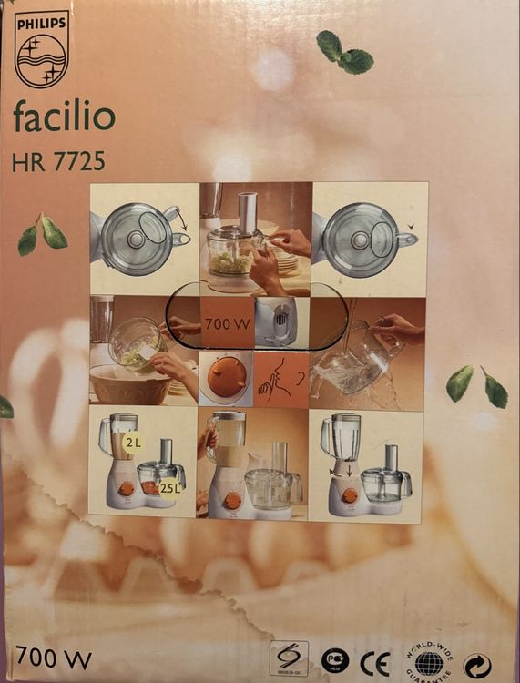 Philips Facilio HR7725 Food Processor - Unused (Neu und ...
