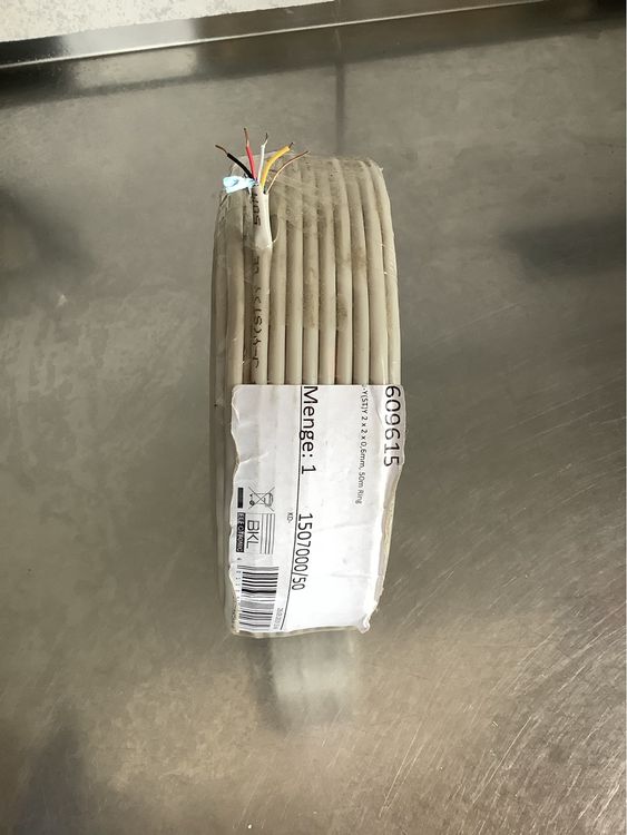 Telefonkabel 4 Adern mit Abschirmung (Neu und originalverpackt) in für ...