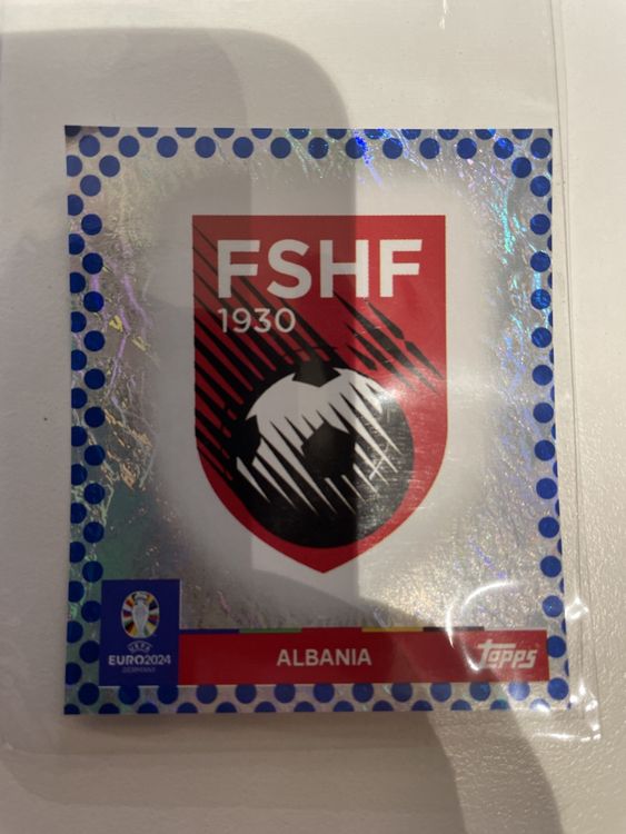 Topps Euro 2024 Albania / Albanien Wappen | Acheter sur Ricardo