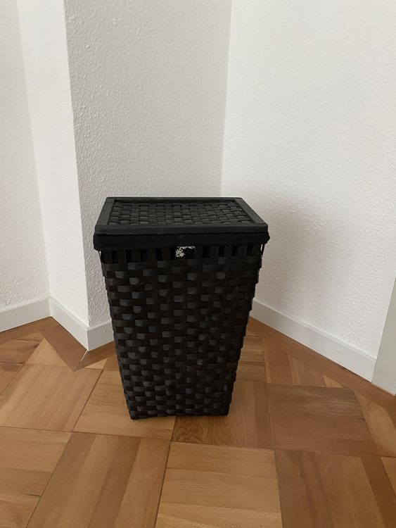 Ikea Waschekorb Schwarz