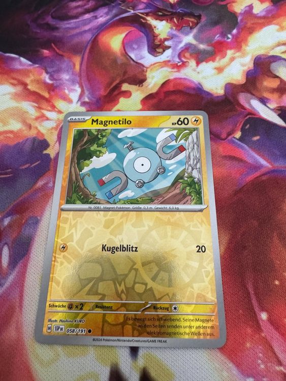 Magnetilo (SSP 058) / Reverse Holo / Stürmische Funken (Neu (gemäss ...