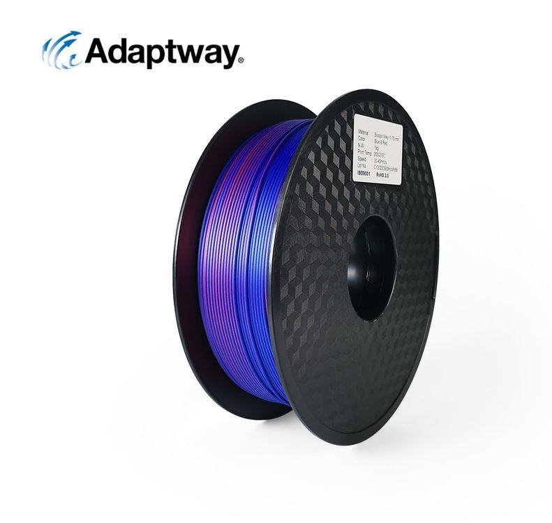 Adaptway PLA Silk Bicolor 1.75 mm, 1 kg, blue & red (Neu und originalverpackt) in für CHF 11 ...