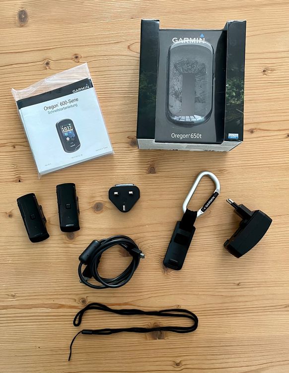 Garmin GPS Oregon 650t inkl. Swiss Topo V4 Karte & Zubehör (Gebraucht ...