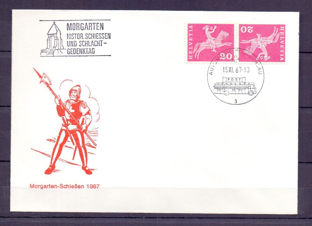 FDC CH Kehrdruck 1968 (Gebraucht) in Koblenz für CHF 0.5 – mit Lieferung auf Ricardo kaufen