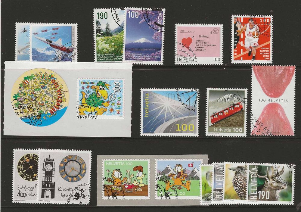 (COPIE) M2014 - Lot de séries CH 2014 1er jour (Gebraucht) in Trélex ...