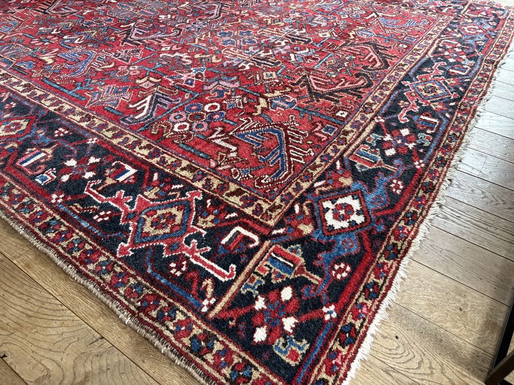 🔥 Original Heriz 309x219 Perserteppich – handgeknüpft 🔥 (Gebraucht) in ...