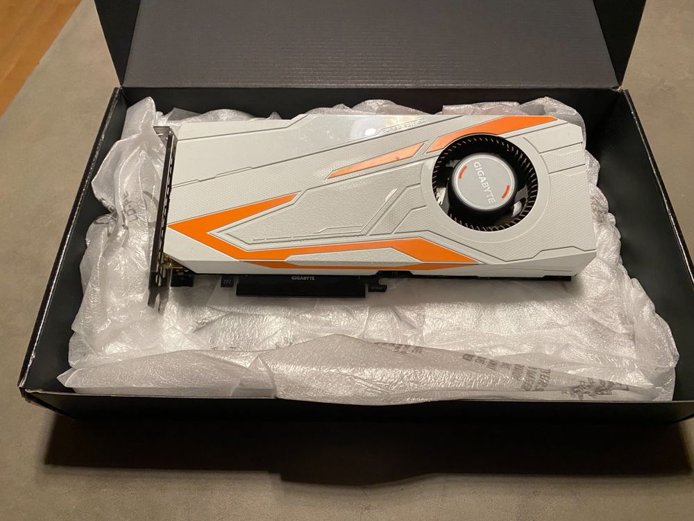 GIGABYTE GTX 1080 Ti Turbo 11G (orange-weiss) selten ab 1CHF | Kaufen ...