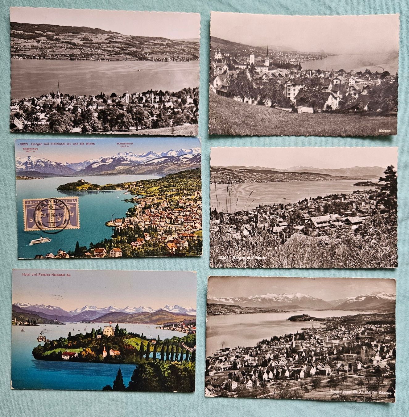 Lot AK von Horgen, Wädenswil u. Au (1910-63) (Gebraucht) in Steffisburg ...