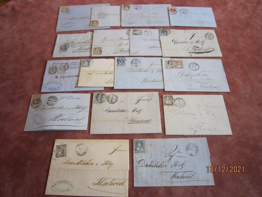 alt frankierte CH-Briefe (Gebraucht) in Lengnau AG für CHF 220 – mit ...