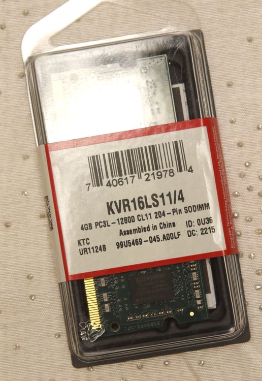 Kingston ValueRAM, 4.0GB (KVR16LS11/4) | Kaufen auf Ricardo