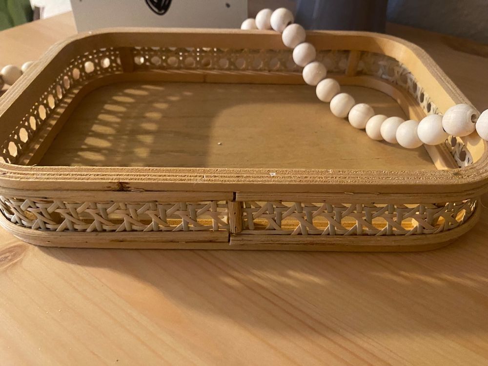 Boho Rattan Tablett!!! (Gebraucht) in Baden für CHF 5 – nur Abholung ...