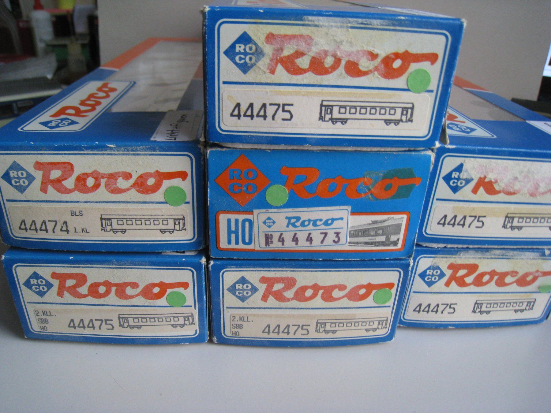 Roco BLS Komposition, 6 teilig + 1 SBB Speisewagen, Lüp 283 (Gebraucht ...