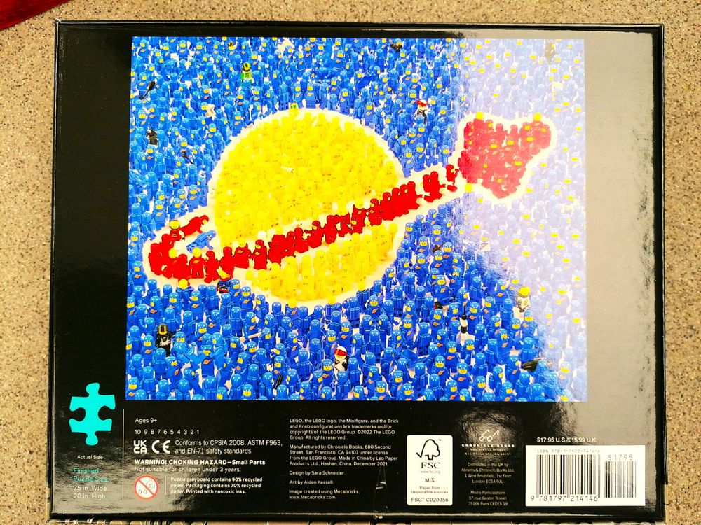 LEGO # SPACE Classic Puzzle 1000 Teilen NEU OVP (Neu und ...