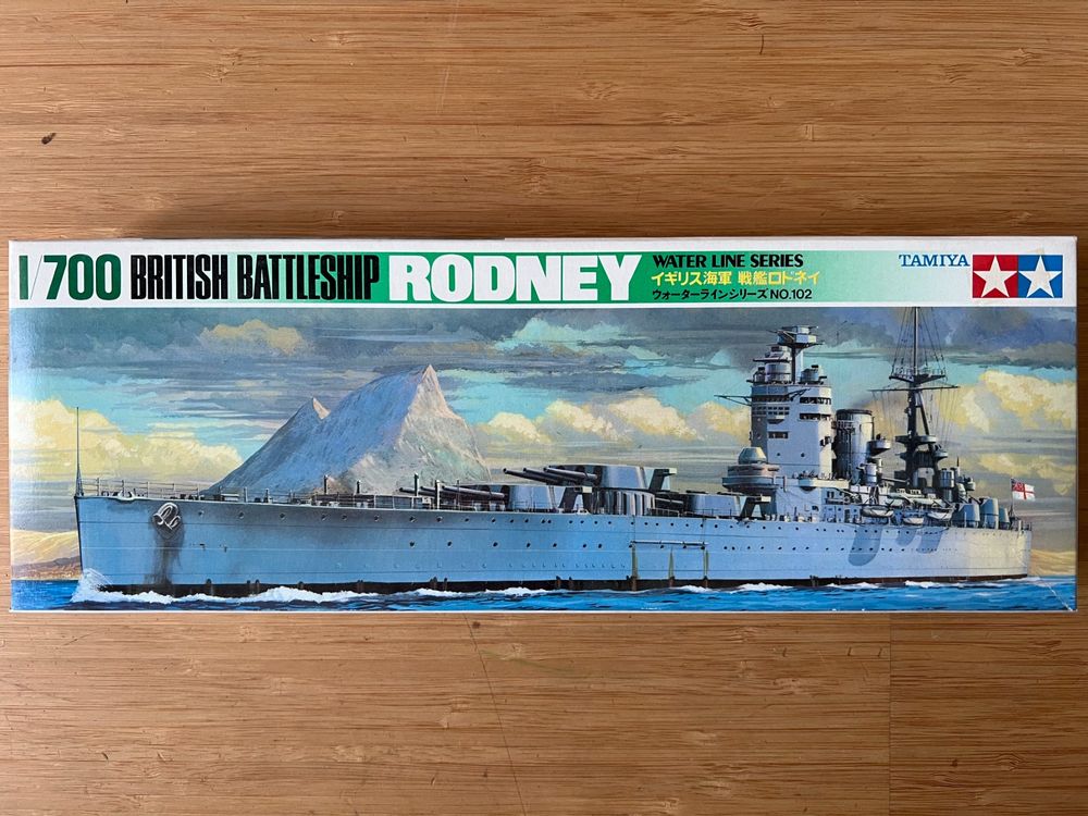 Tamiya 1/700 (WL-102) Schlachtschiff HMS Rodney | Kaufen auf Ricardo