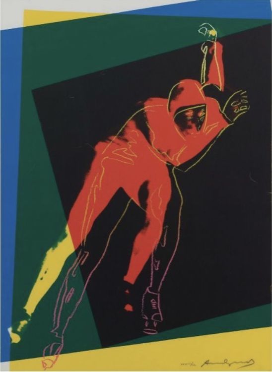 Warhol Andy “Speed Skater” serigrafia, 1983 (Gebraucht) in Lugano für ...