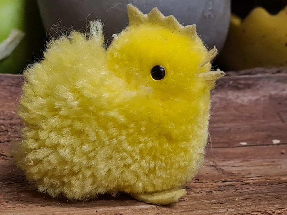 1 Oster Dekofigur Pommelküken, 5.5 cm (Neu (gemäss Beschreibung)) in ...