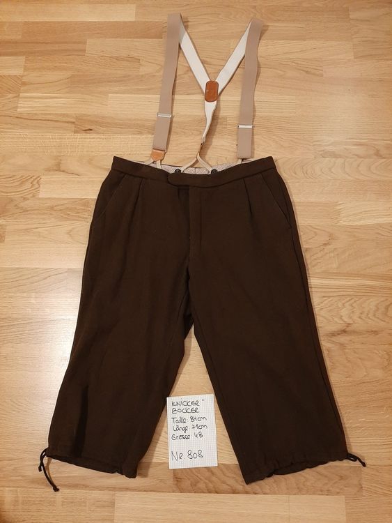 Knickerbocker Grösse 48 mit Knöpfhosenträger | Kaufen auf Ricardo