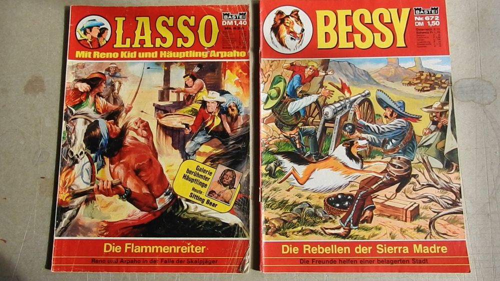 Vintage Comics: 1x Lasso / 1x Bessy (Gebraucht) in Uznach für CHF 5 ...
