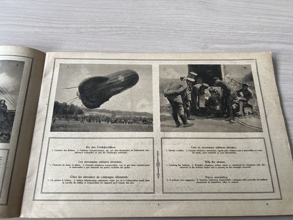 Krieg in Bildern Militär Schweizer Armee WWI Flieger Ballon (Gebraucht) in Prosito für CHF 15 ...