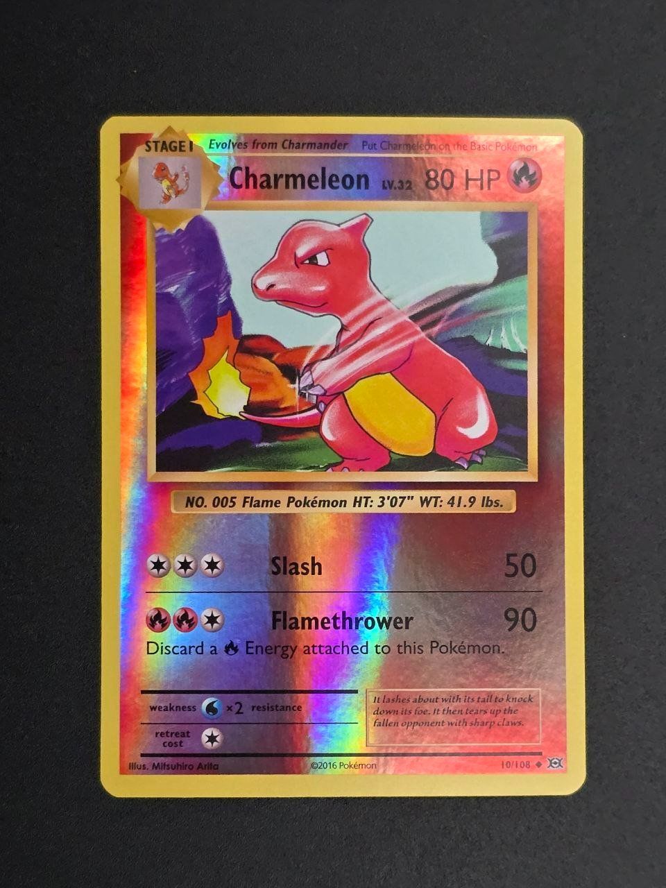 Charmeleon [Reverse Holo] #10 XY Evolutions NM / 🇬🇧 (D'occasion) à ...