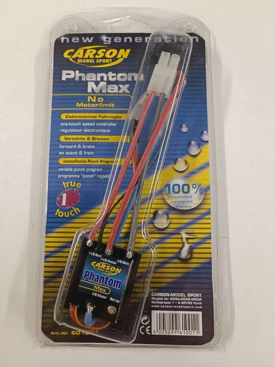 Elektrischer Fahrtenregler Carson Max Phantom "No Limit" | Kaufen auf ...