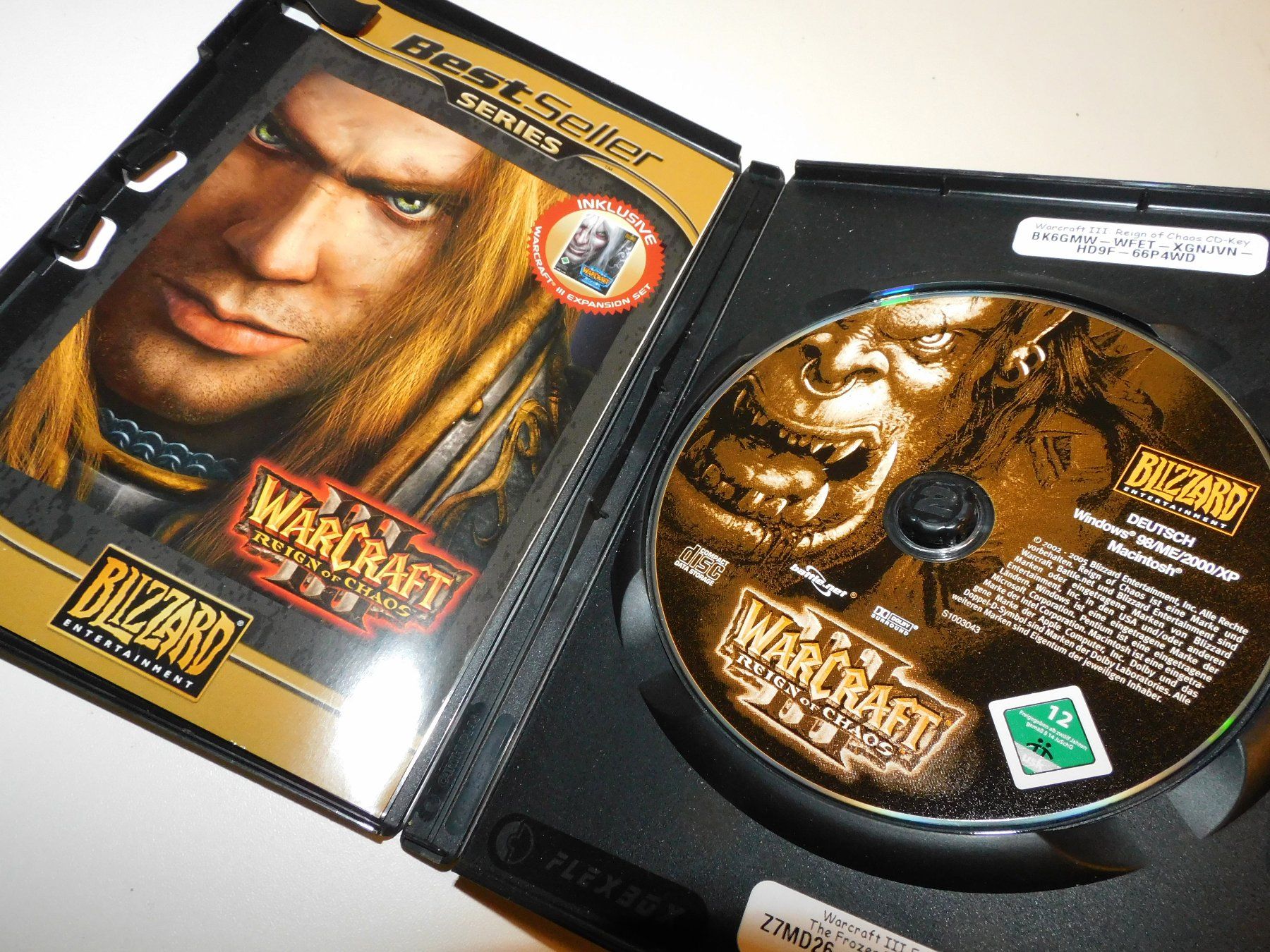 Neue Fundschätze PC CD ROM - Warcraft Reign of Chaos (Gebraucht) in ...