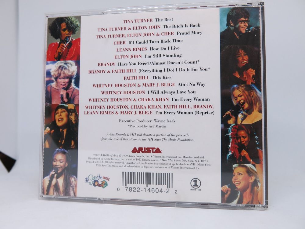 VH1 Divas Live 99 / Tina Turner Cher Whitney Houston Elton | Kaufen auf ...