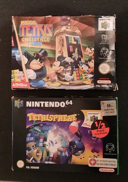Magical Tetris Challenge + Tetrisphere Nintendo 64 N64 | Kaufen auf Ricardo