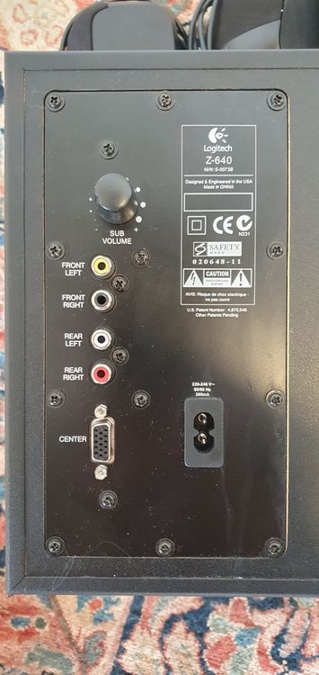 Logitech Z-640 Surround PC Lautsprechersystem (Gebraucht) in Wattwil ...